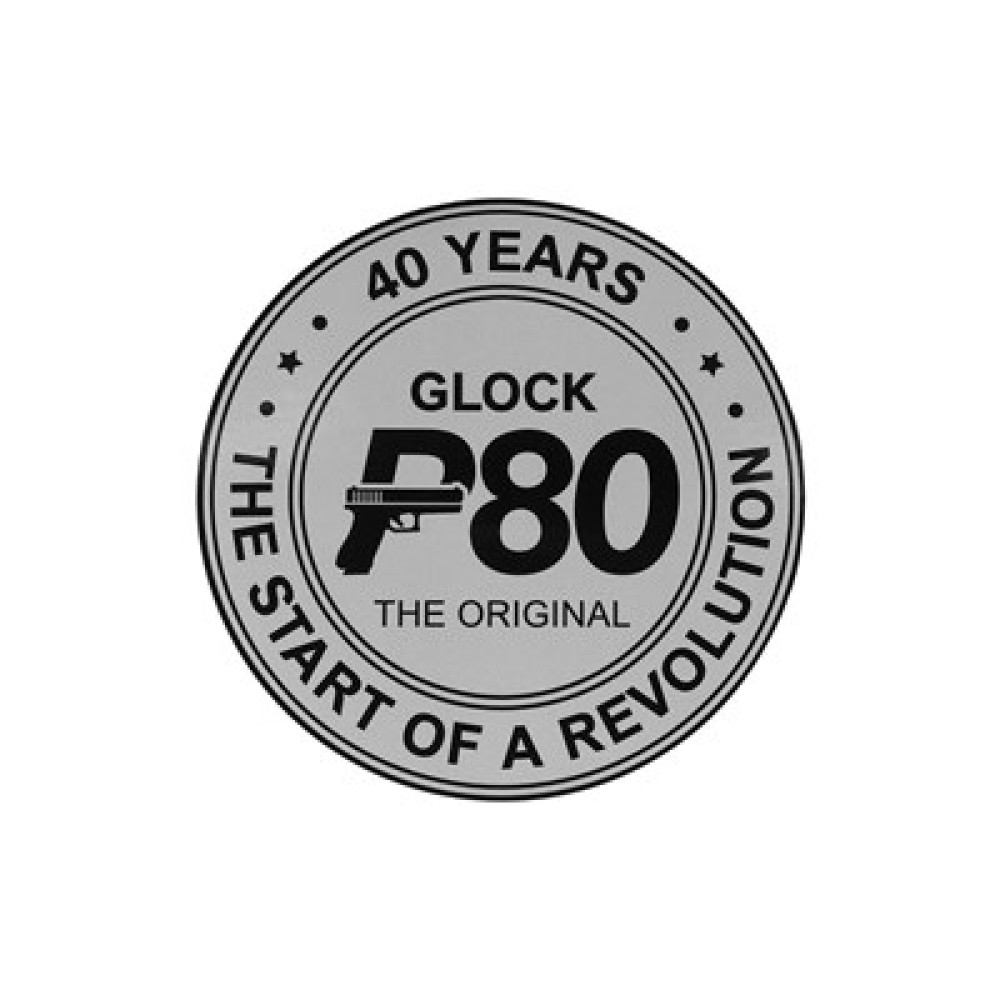 Glock® P80 40 Years Aniversary Αυτοκόλλητο