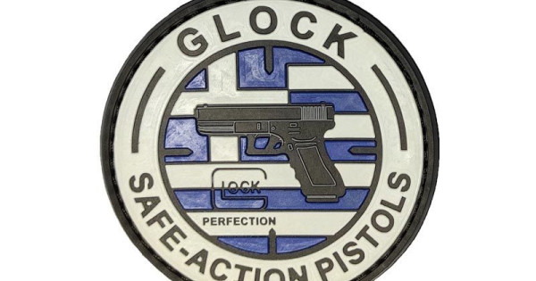 Glock Ελληνική Σημαία - PVC Patch
