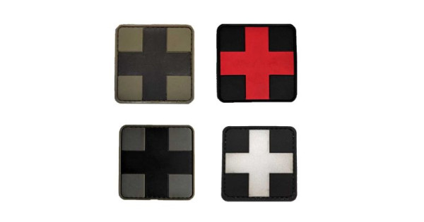 Medic Cross (5x5) - Σήμα PVC